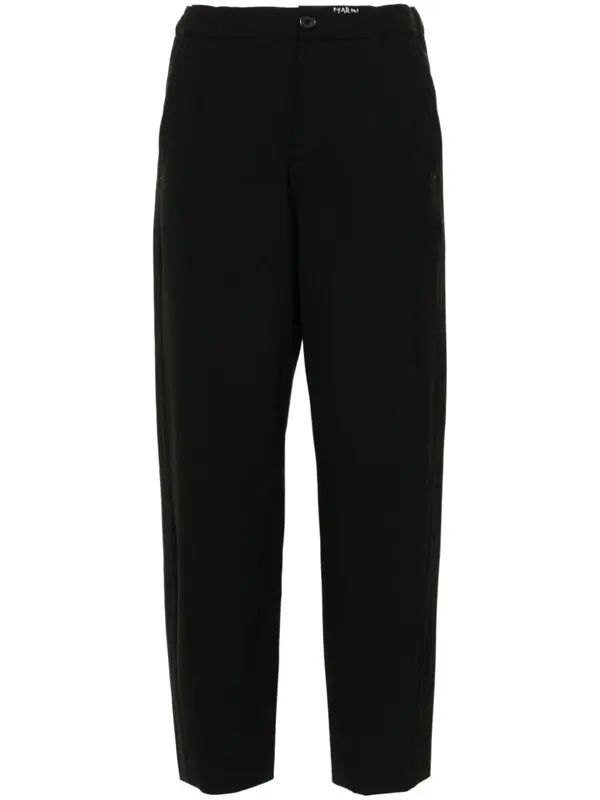 Marni Logo-embroidered Trousers