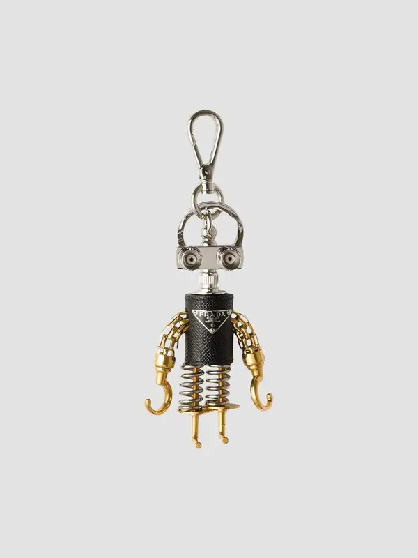 Prada Robot Saffiano Leather Bag Charm - Assorted