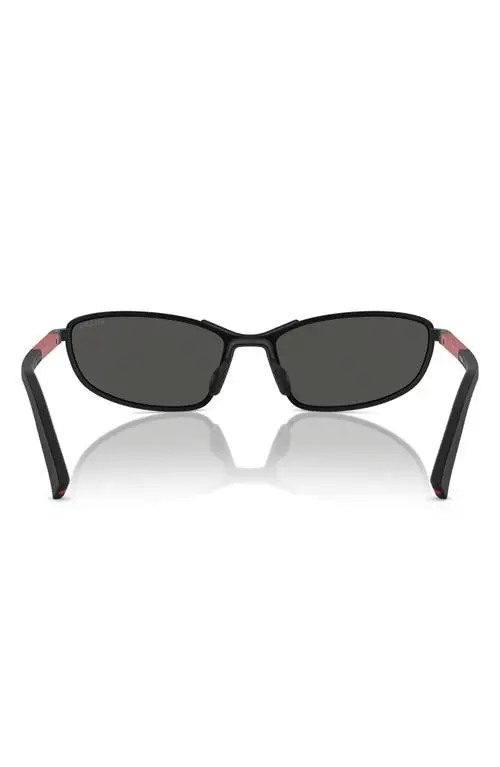 Prada 60mm Irregular Sunglasses