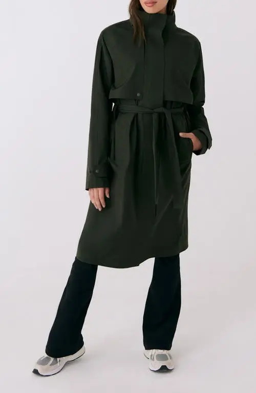 LOLE Aliz Waterproof Trench Coat - Olive