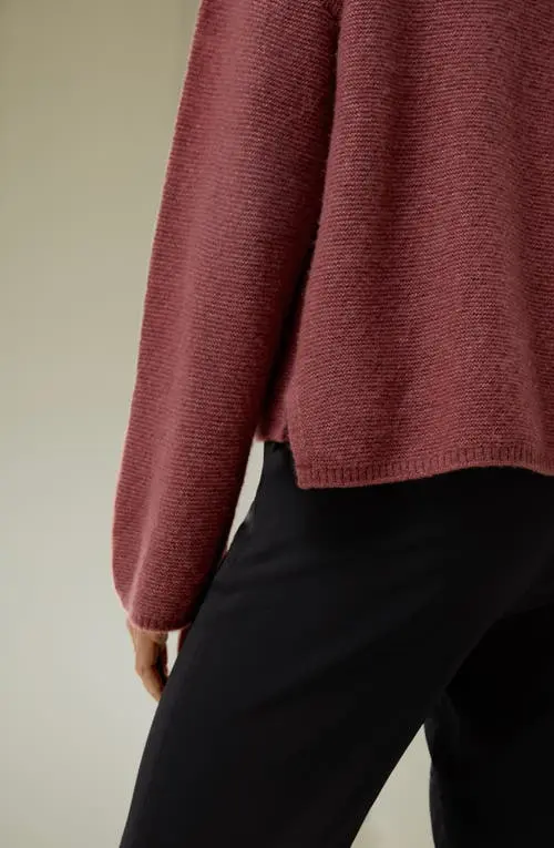 Lilysilk Relaxed-fit Silk Cashmere Blend Sweatshirt - Red
