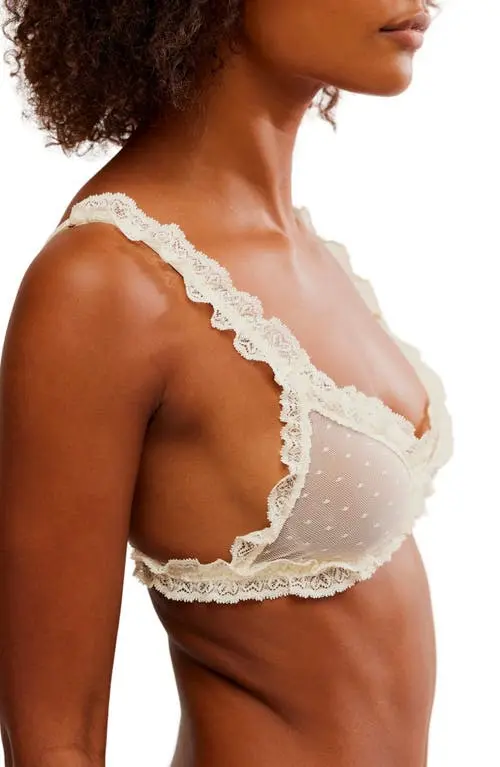 Free People Intimately Fp Heart To Heart Bralette - Ivory