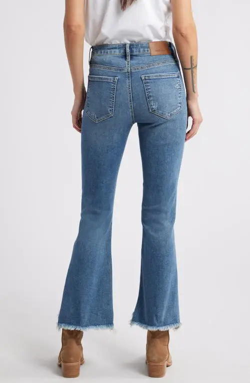 HIDDEN JEANS High-rise Cropped Flare Jeans
