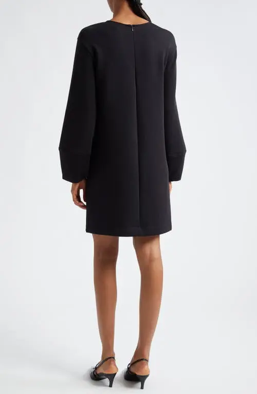 Emporio Armani Balloon Long Sleeve Jersey Shift Dress