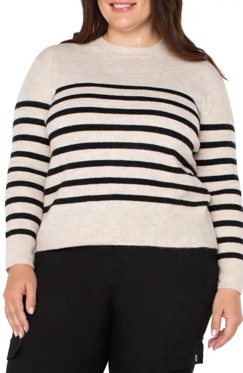 LIVERPOOL Striped Crewneck Sweater