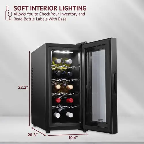 SCHMECKE 10 Bottle Thermoelectric Wine Cooler