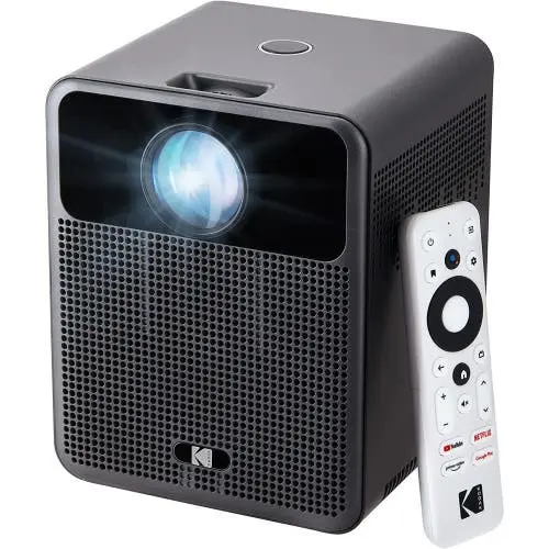 KODAK Flik Hd10 Smart Projector, 1080p Portable Projector With Bluetooth