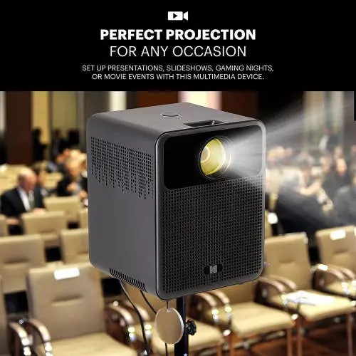 KODAK Flik Hd10 Smart Projector, 1080p Portable Projector With Bluetooth