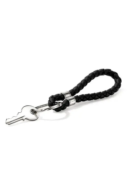 John Hardy Sterling Keychain - Silver/black