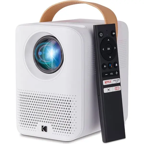 KODAK Flik Hd9 Smart Projector - White