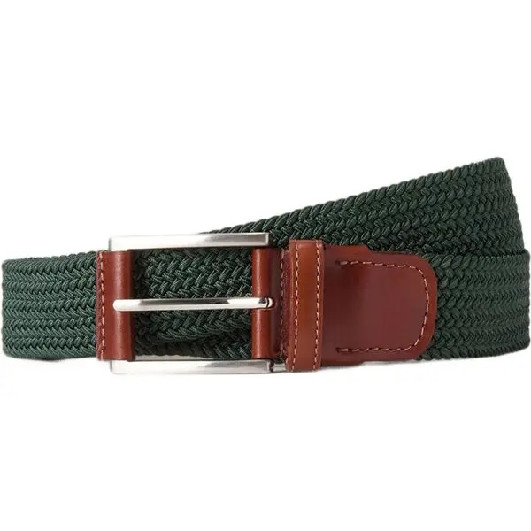 Robert Talbott Garfield Stretch Belt - Green