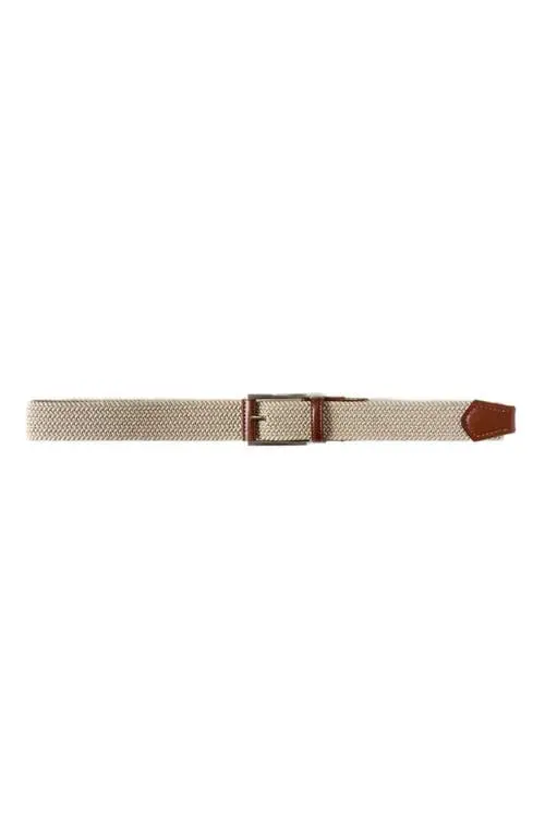 Robert Talbott Garfield Stretch Belt - Natural