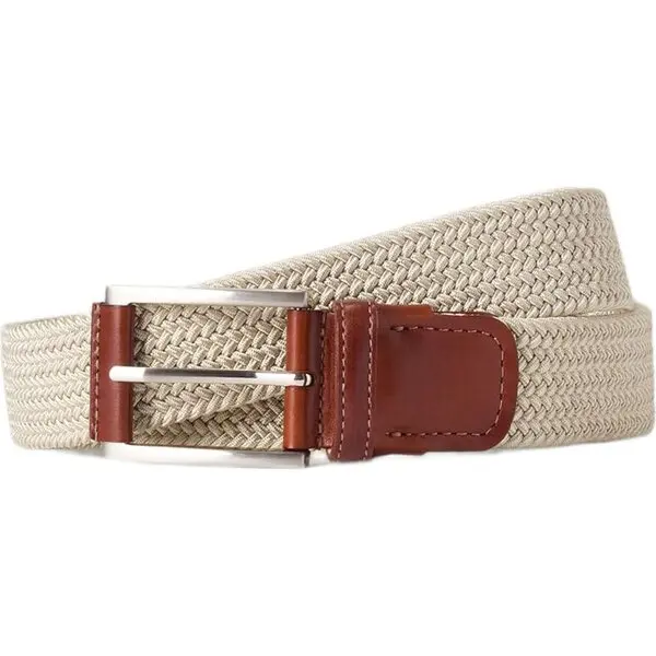 Robert Talbott Garfield Stretch Belt - Natural