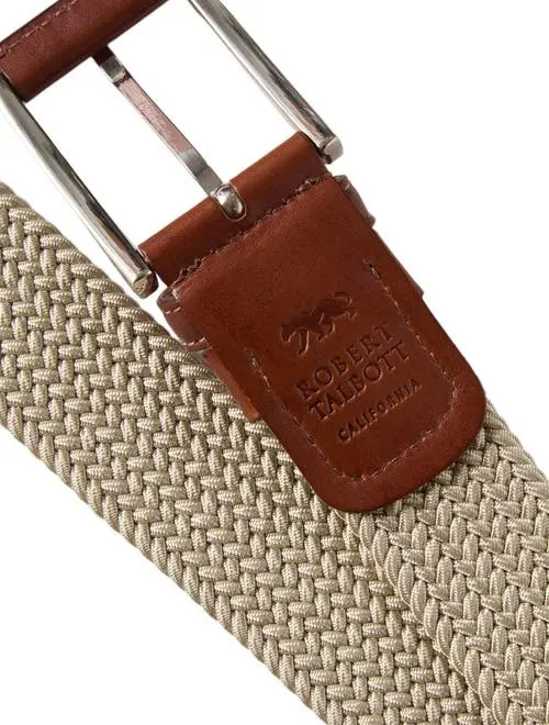 Robert Talbott Garfield Stretch Belt - Natural