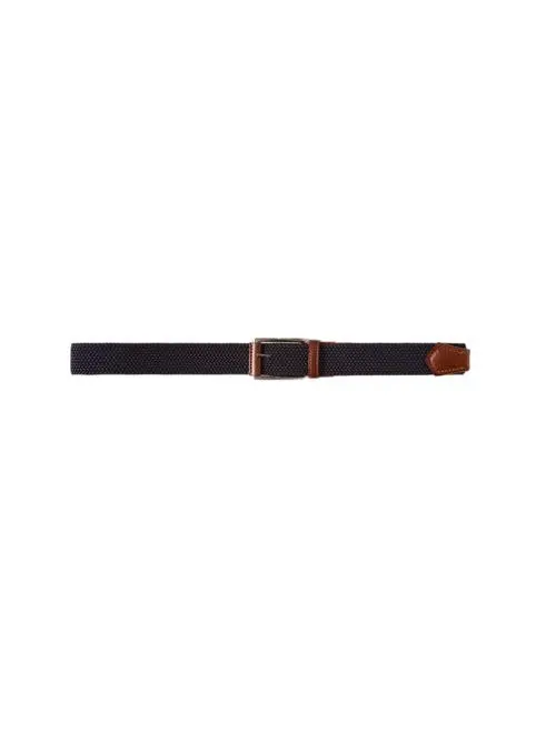 Robert Talbott Garfield Stretch Belt - Navy