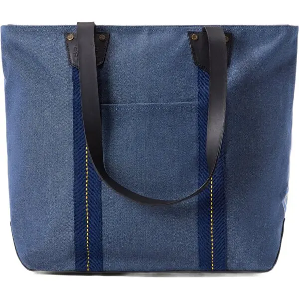 Robert Talbott Freeman Canvas Tote - Denim Blue