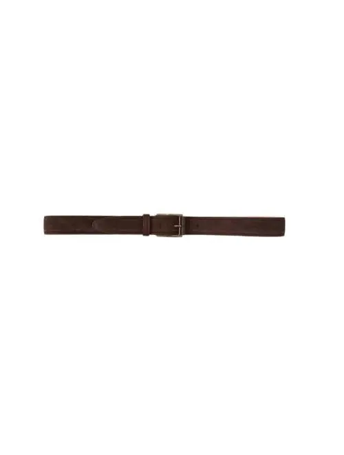 Robert Talbott Suede Lewis Belt - Coffee