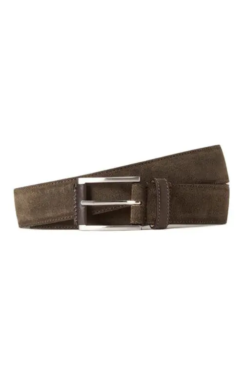 Robert Talbott Lewis Suede Belt - Green