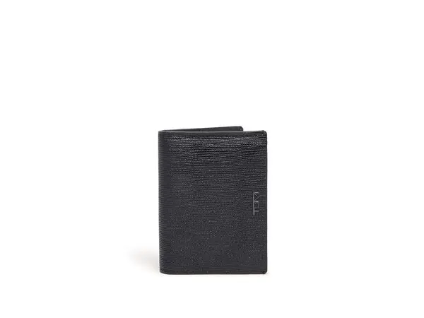 Tumi L-fold Wallet Handbags Embossed - Black