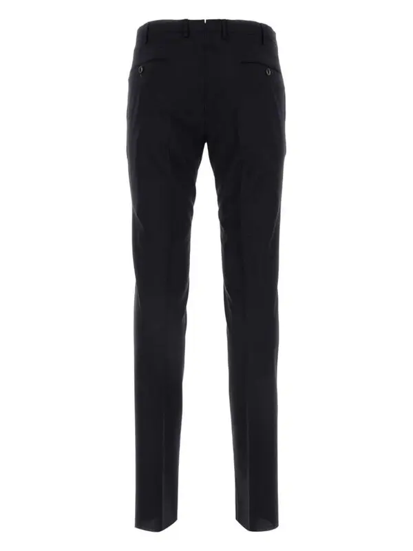 PT TORINO Pressed-crease Tailored Trousers - Blue