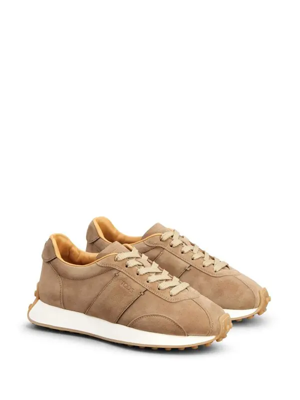 TOD'S Panelled Suede Sneakers - Neutrals