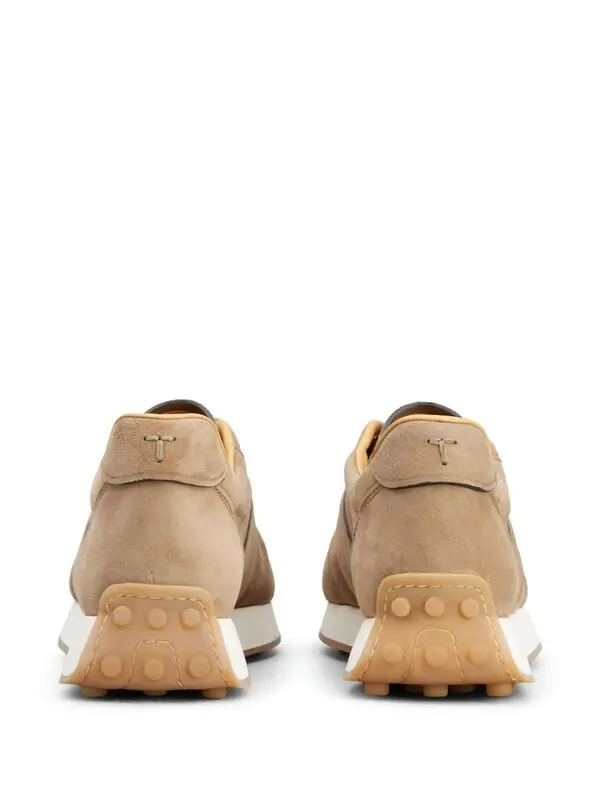 TOD'S Panelled Suede Sneakers - Neutrals
