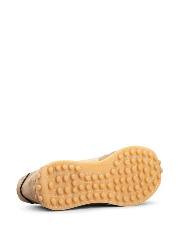 TOD'S Panelled Suede Sneakers - Neutrals