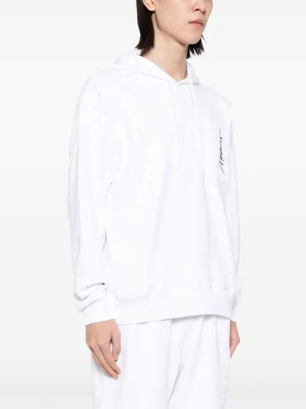 Moschino Logo Embroidered Hoodie