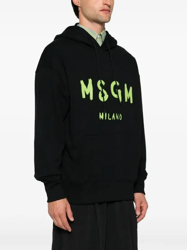MSGM Logo-print Hoodie