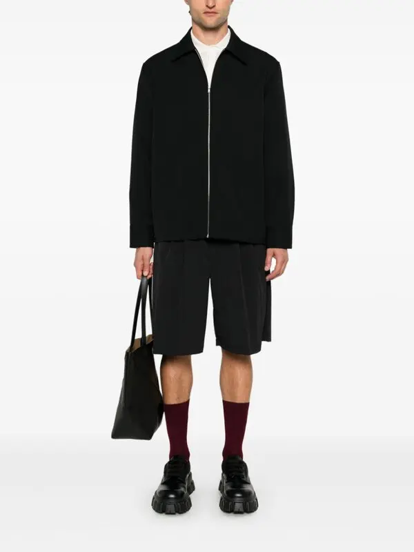 JIL SANDER Wool Gabardine Overshirt