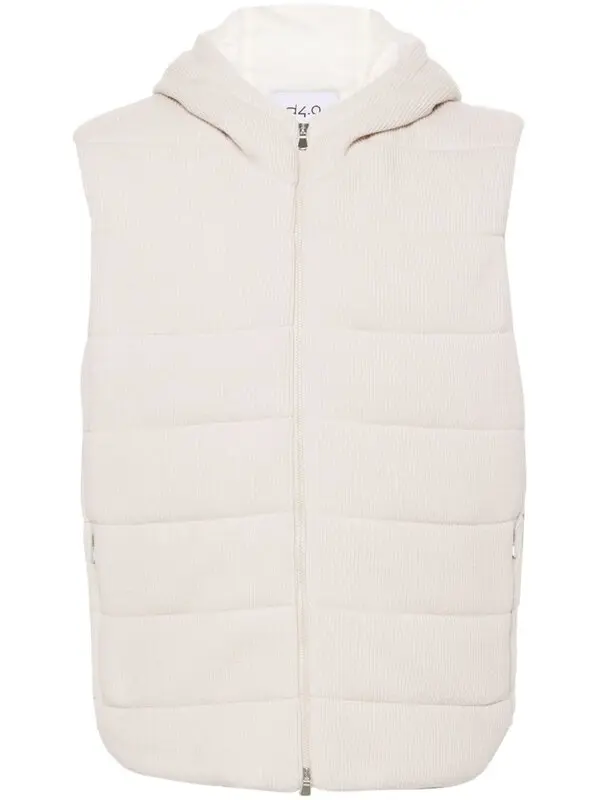 D4.0 Ribbed-knit Gilet