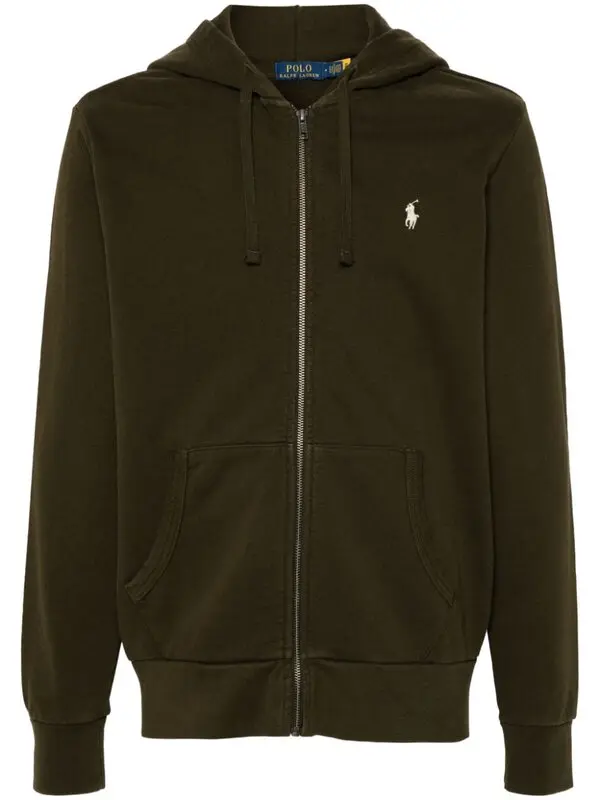 Polo Ralph Lauren Polo Pony-embroidered Hoodie - Green