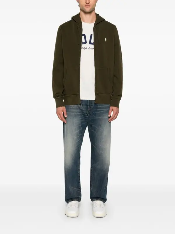 Polo Ralph Lauren Polo Pony-embroidered Hoodie - Green
