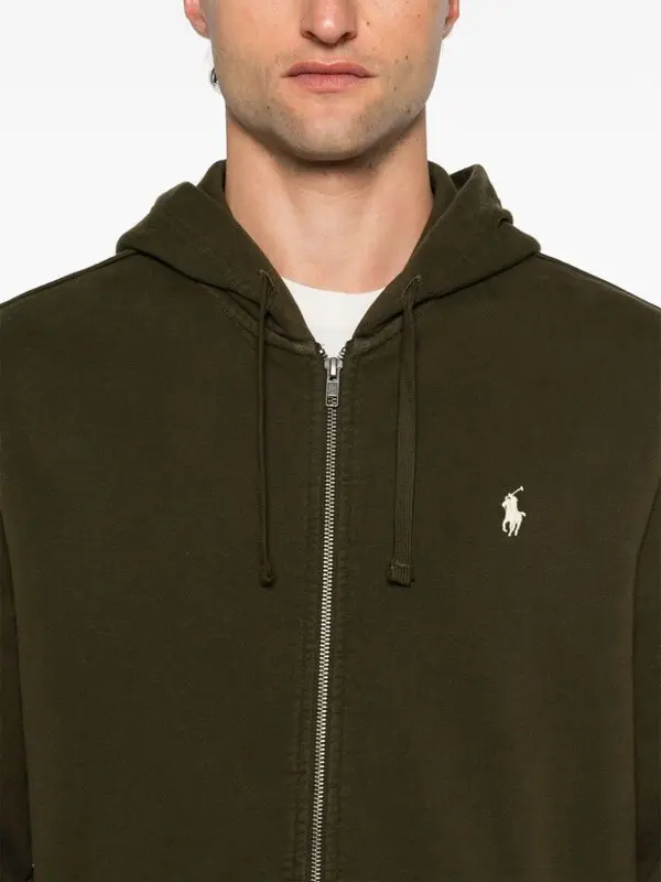 Polo Ralph Lauren Polo Pony-embroidered Hoodie - Green
