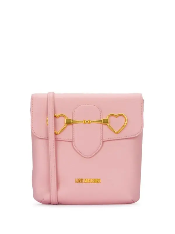 Moschino Heart-plaque Shoulder Bag