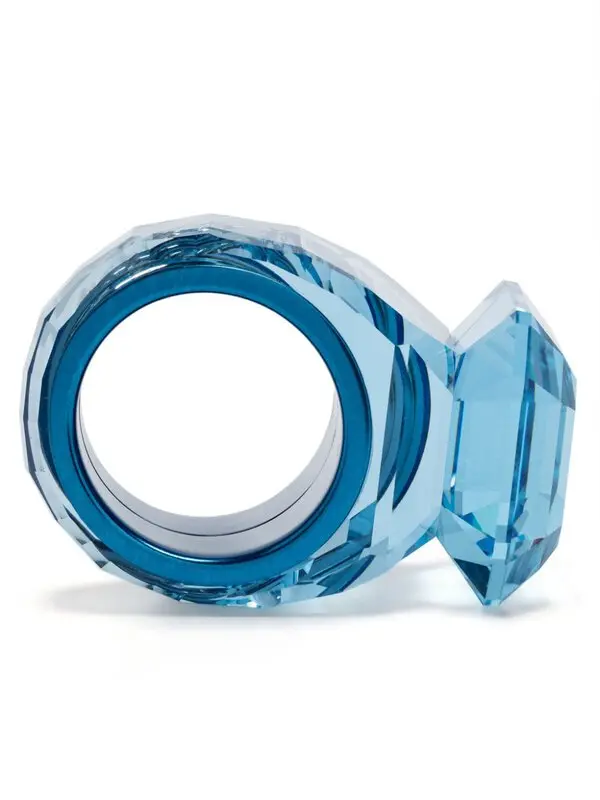 SWAROVSKI Lucent Motif Ring - Blue