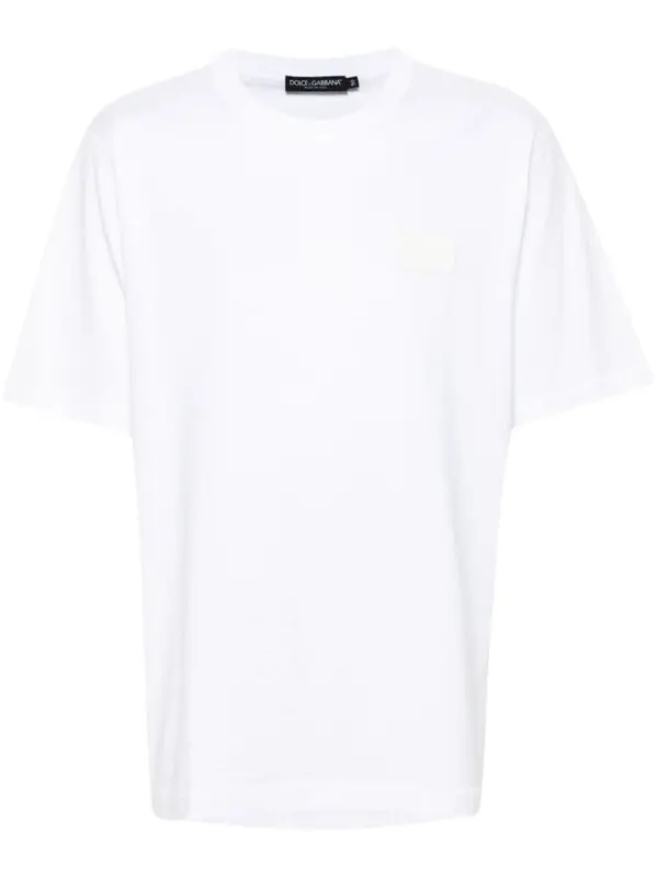 Dolce & Gabbana Logo-tag Cotton T-shirt