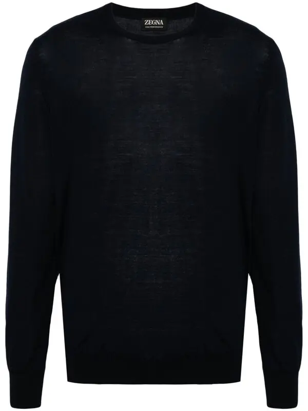 Zegna Wool Crew Neck Sweater