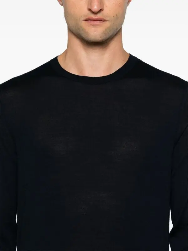 Zegna Wool Crew Neck Sweater