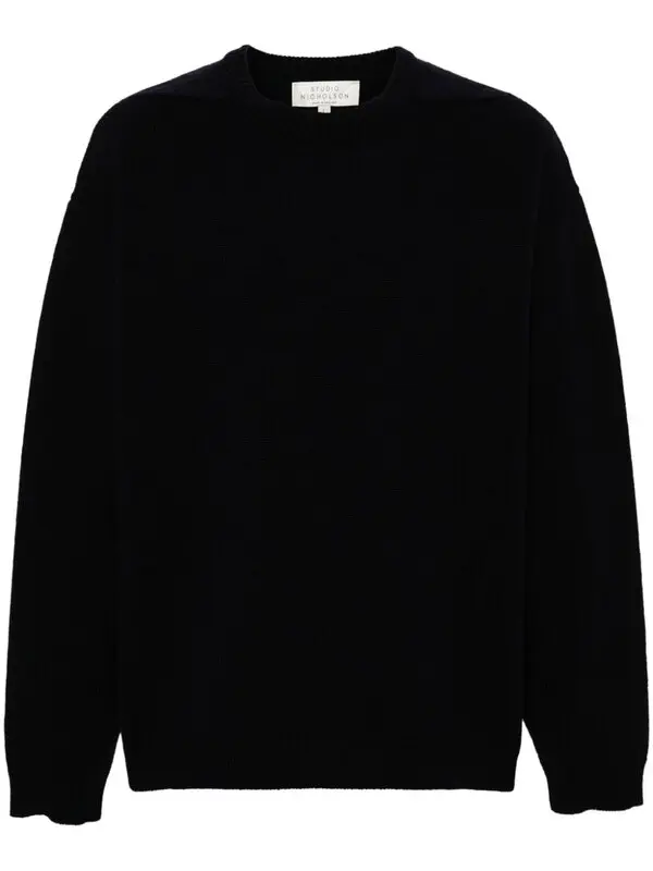 Studio Nicholson Lambswool Fisherman's Knit Sweater