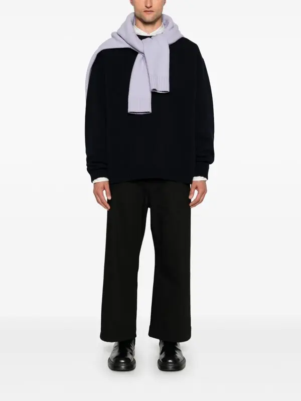 Studio Nicholson Lambswool Fisherman's Knit Sweater