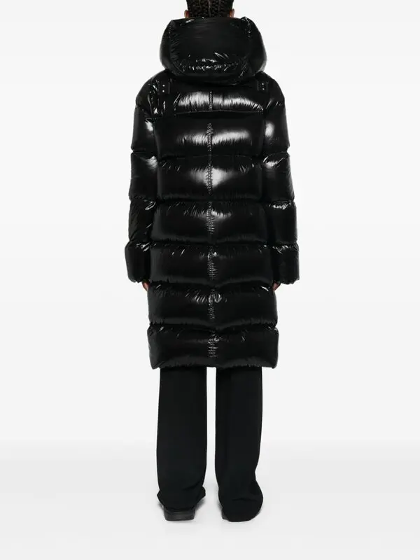 Rick Owens Hooded Puffer Jacket - Black