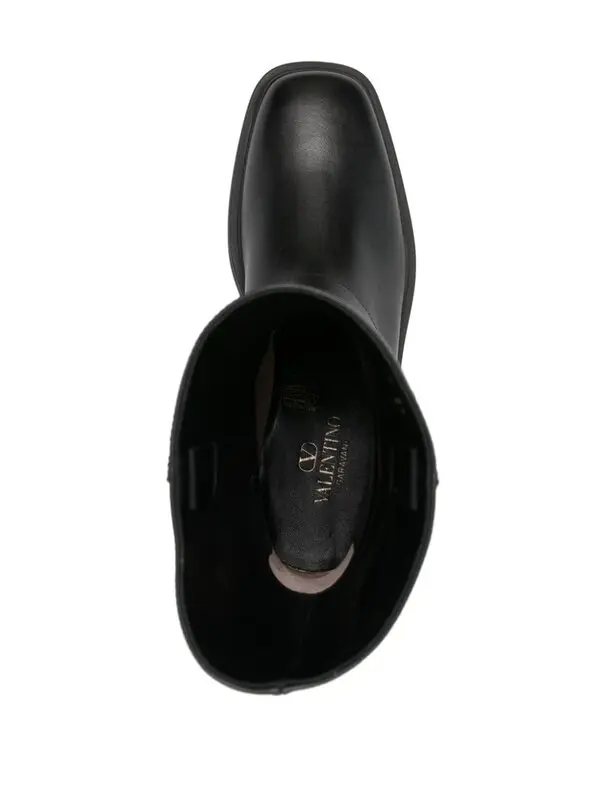 Valentino Garavani 30mm Vlogo Biker Boots