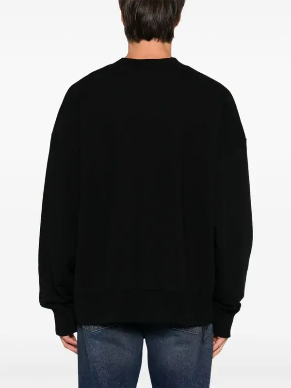Palm Angels Logo Print Crewneck Sweatshirt