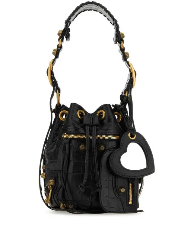 Balenciaga Le Cagole Bucket Bag - Black