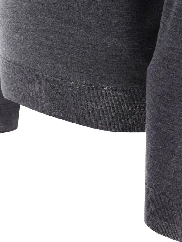 John Smedley Merino Wool Polo Shirt - Grey