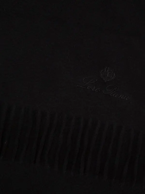 Loro Piana Logo-embroidered Scarf