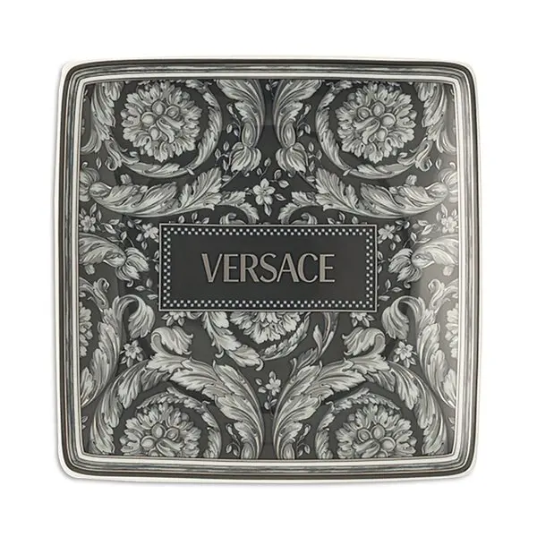 Versace Barocco Haze Canape Plate Exclusive - Black