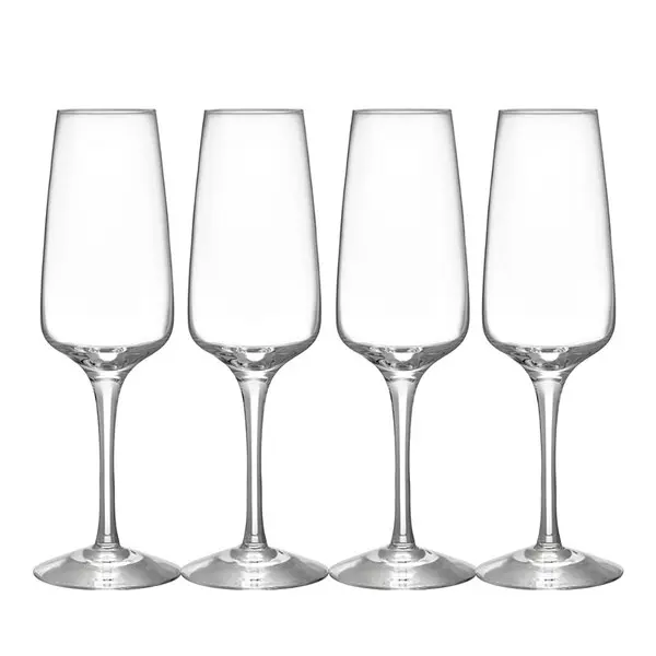 ORREFORS Pulse Champagne Glass, Set Of 4 - Clear