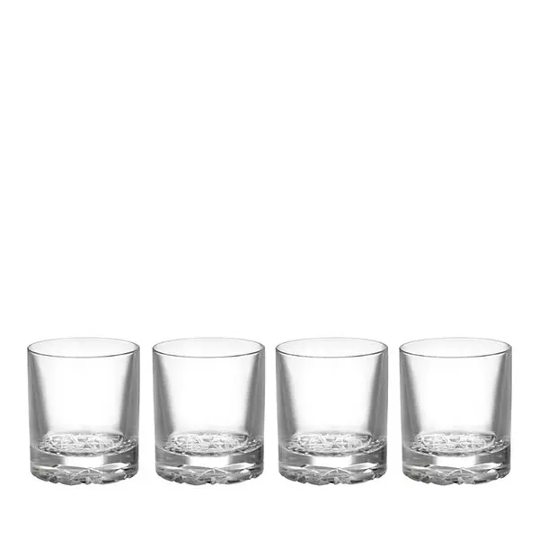 ORREFORS Carat Old Fashioned Glass, Set Of 4 - Clear